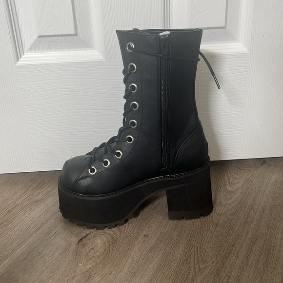 Demonia | Shoes | Demonia Ranger3 Black Platform Boots | Poshmark